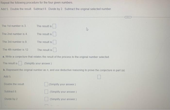 Solved Repeat the following procedure for the four given | Chegg.com
