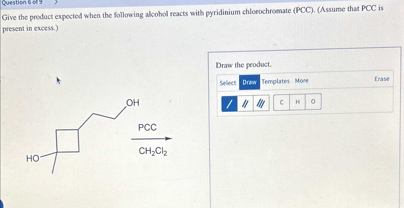 Solved Give the product expected when the following alcohol | Chegg.com