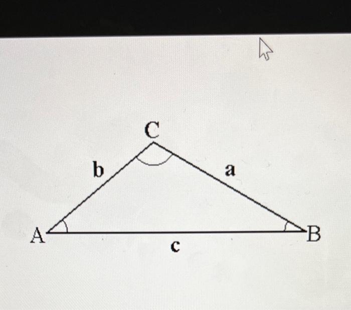 Solved In questions 1, 2 and 3 below, you are given 2 sides | Chegg.com