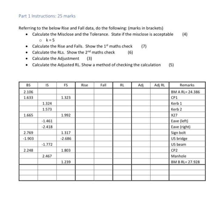 Solved Part 1 Instructions: 25 marks ( (4) Referring to the | Chegg.com