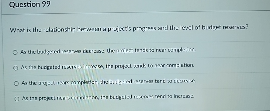 Solved Question 99What is the relationship between a | Chegg.com