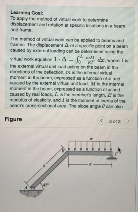 Solved Learning Goal: To apply the method of virtual work to | Chegg.com