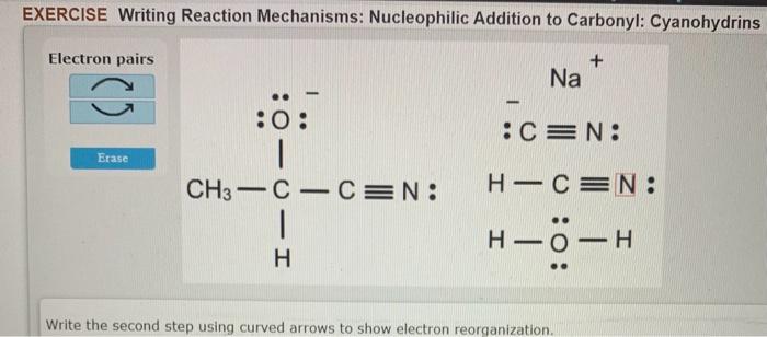 Solved EXERCISE Writing Reaction Mechanisms: Nucleophilic | Chegg.com