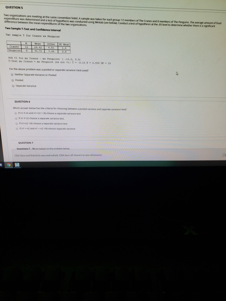 Solved estion Completion Status QUESTION 1 Questions 1.6 are | Chegg.com