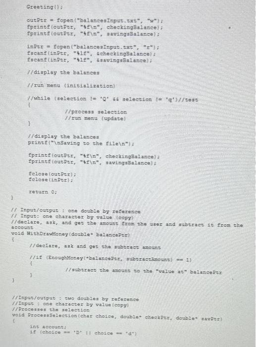 Solved Intro To Programming In C Program 6 Larger Program