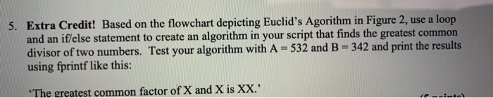 Solved entry Euclid's algorithm for the greatest common | Chegg.com