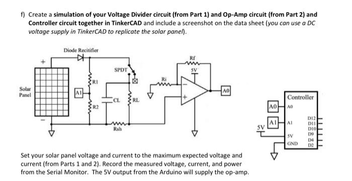 Solved f) Create a simulation of your Voltage Divider | Chegg.com