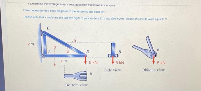 Solved The truss shown in the Figure supports 5kN force. The | Chegg.com
