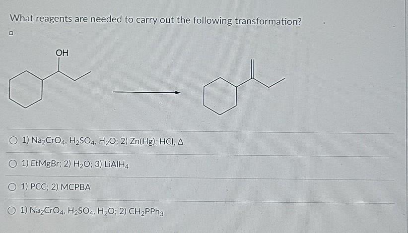 Solved What is the major product of the following | Chegg.com
