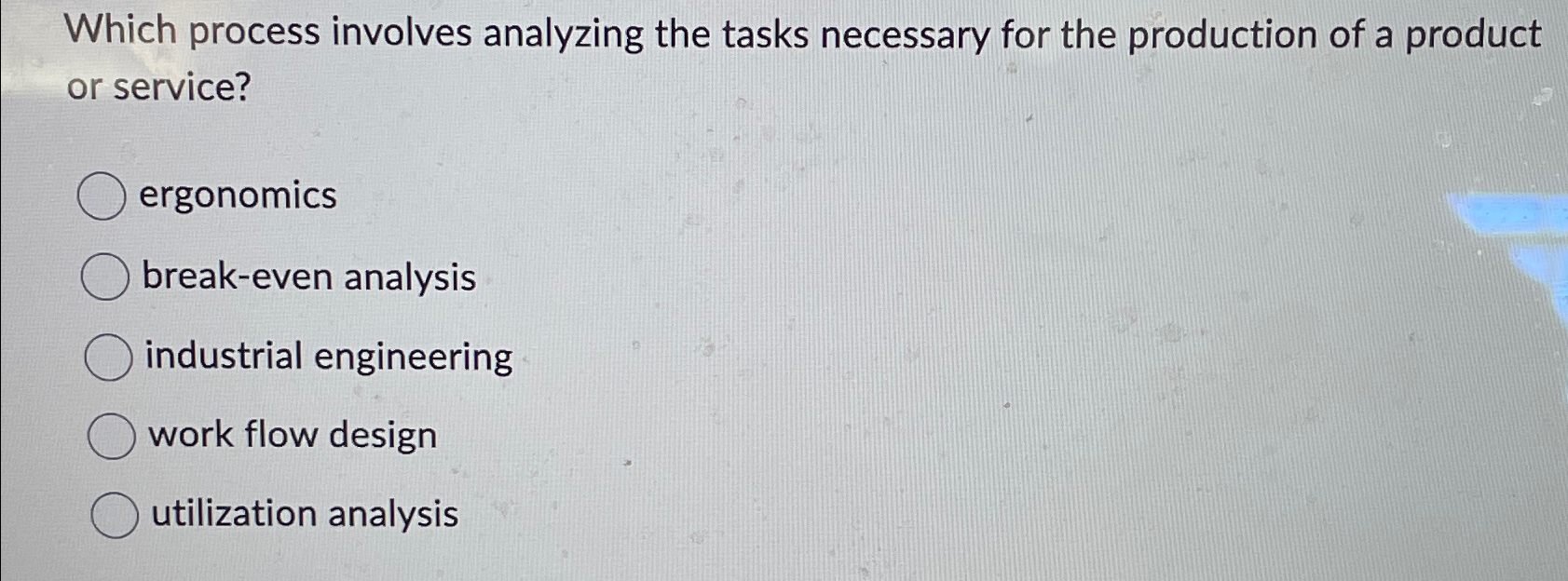 Solved Which process involves analyzing the tasks necessary | Chegg.com