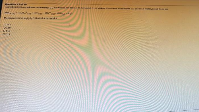 Quention 15 of 19 18. 0 359 Q4. 9 (y.t) | Chegg.com