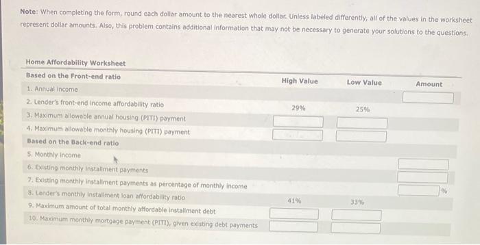 Solved Can I Afford this Home? Prior to making a mortgage | Chegg.com