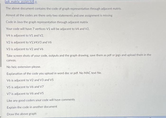 public class Graph1 \{private boolean adjMatrix[][]; | Chegg.com