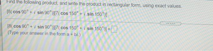Solved Complete the following simplification. [6( cos 330° + | Chegg.com