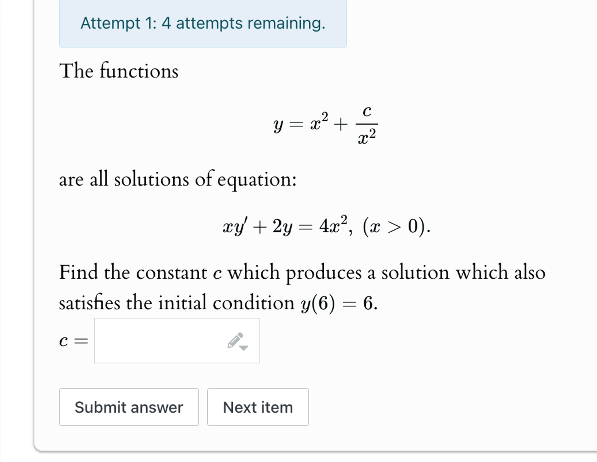 Solved Math 232 ﻿Calculus 2 ﻿UNC Spring | Chegg.com