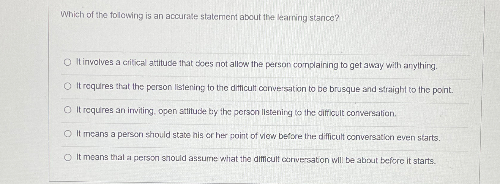 Solved Which of the following is an accurate statement about | Chegg.com