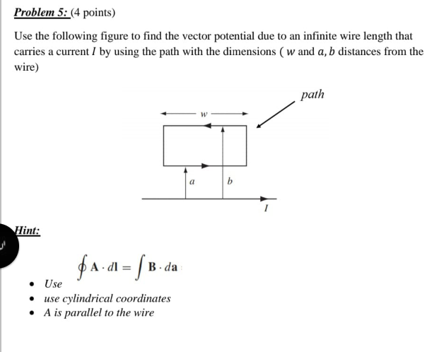 Solved Problem 5: (4 points) Use the following figure to | Chegg.com