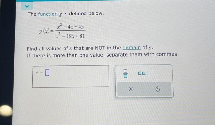 The function g is defined below. | Chegg.com