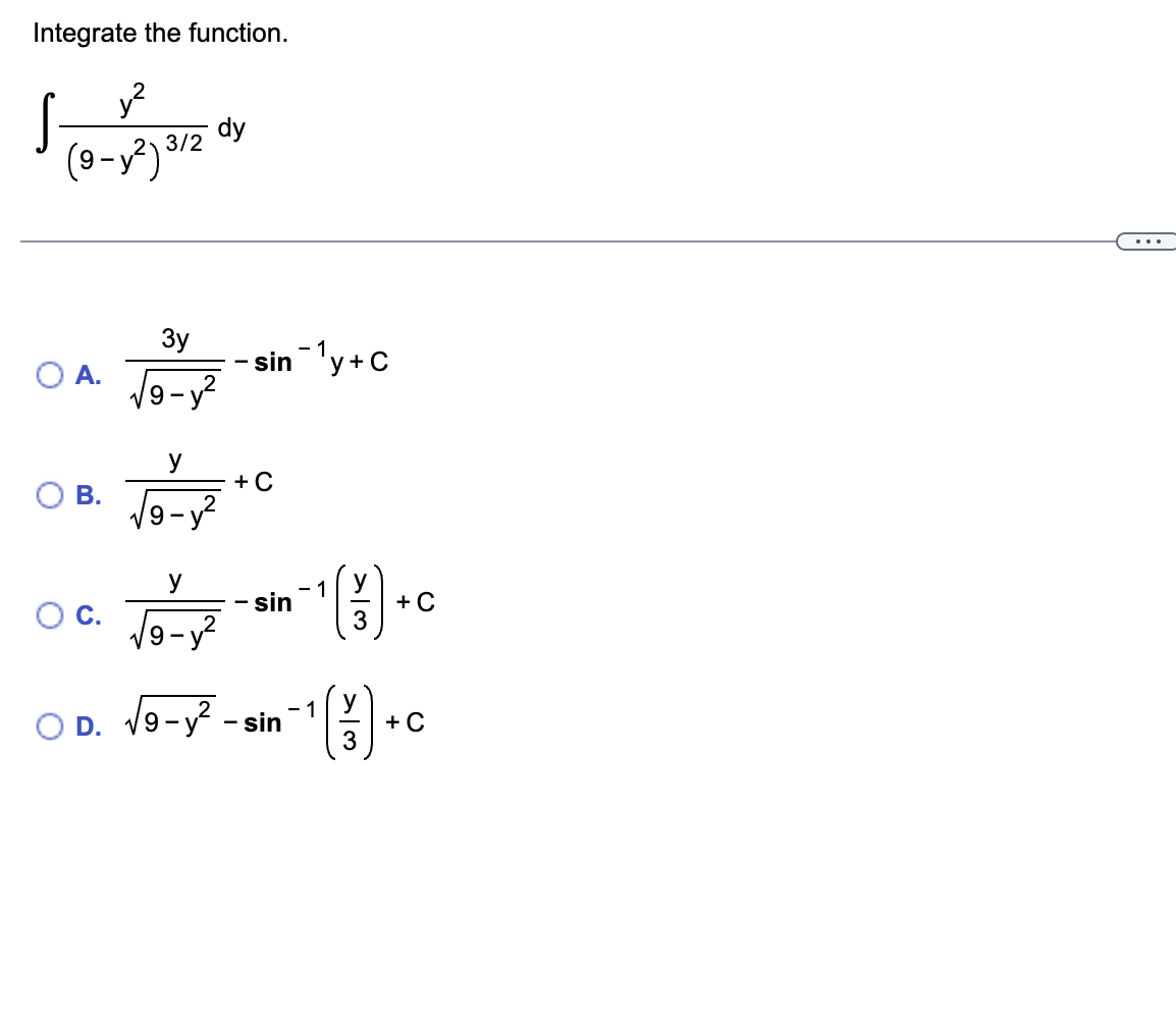 Solved Integrate the | Chegg.com