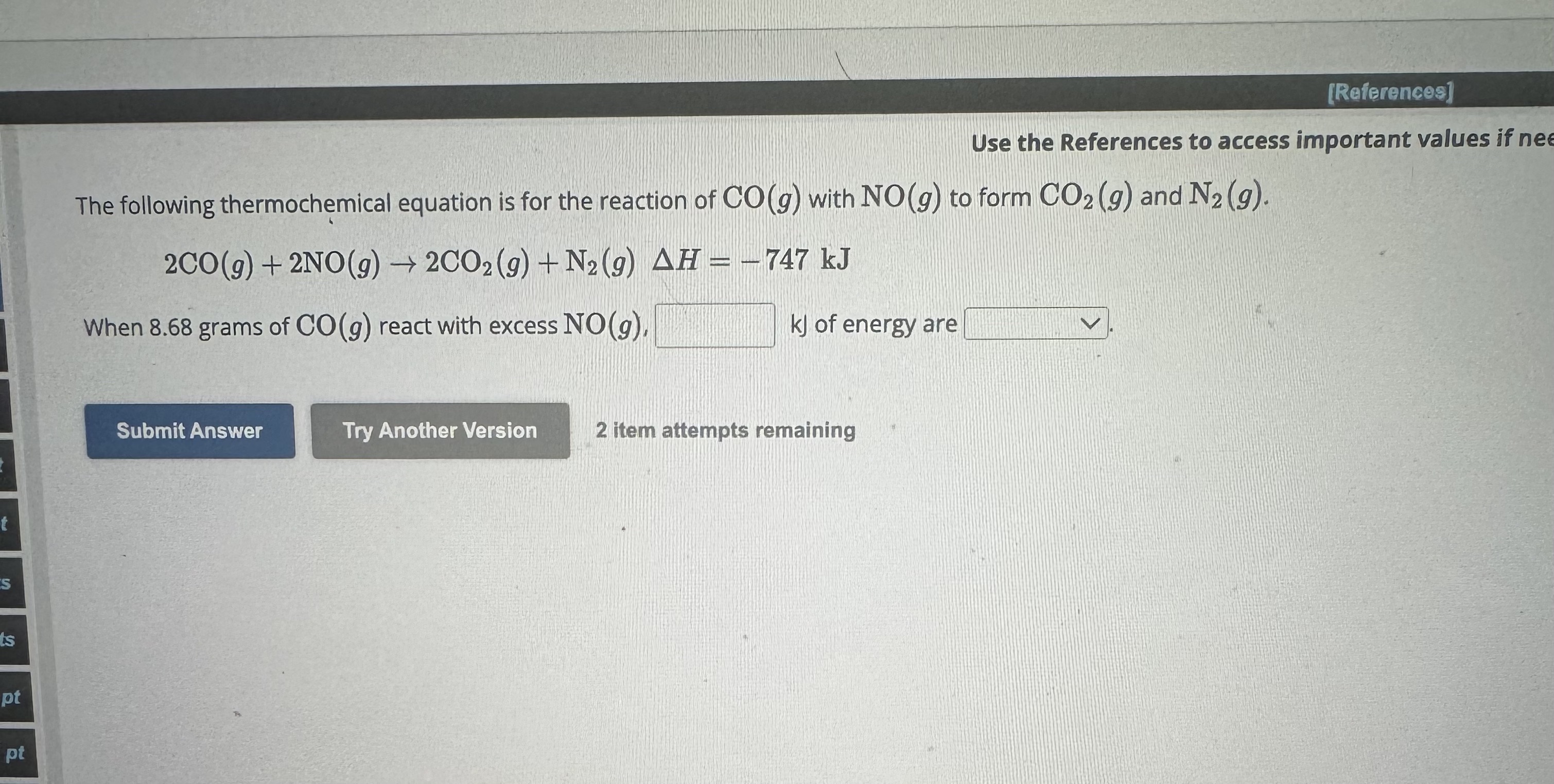 Solved Use the References to access important values if | Chegg.com