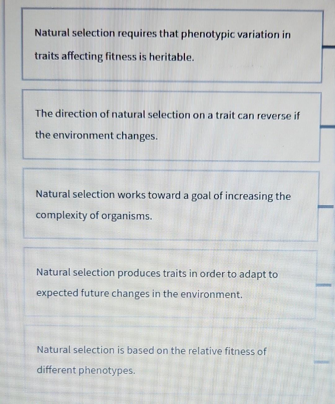 Solved Which of the following statements about natural | Chegg.com