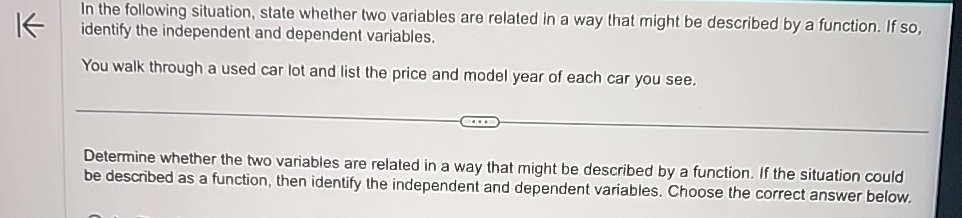 Solved In the following situation, state whether two | Chegg.com