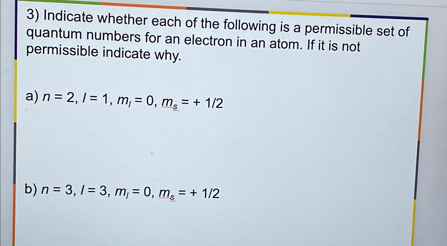 Solved Indicate whether each of the following is a | Chegg.com