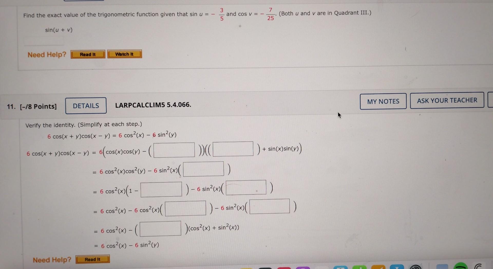 Solved Find the exact value of the trigonometric function | Chegg.com