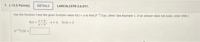 Solved Use The Function F And The Given Function Value 0170