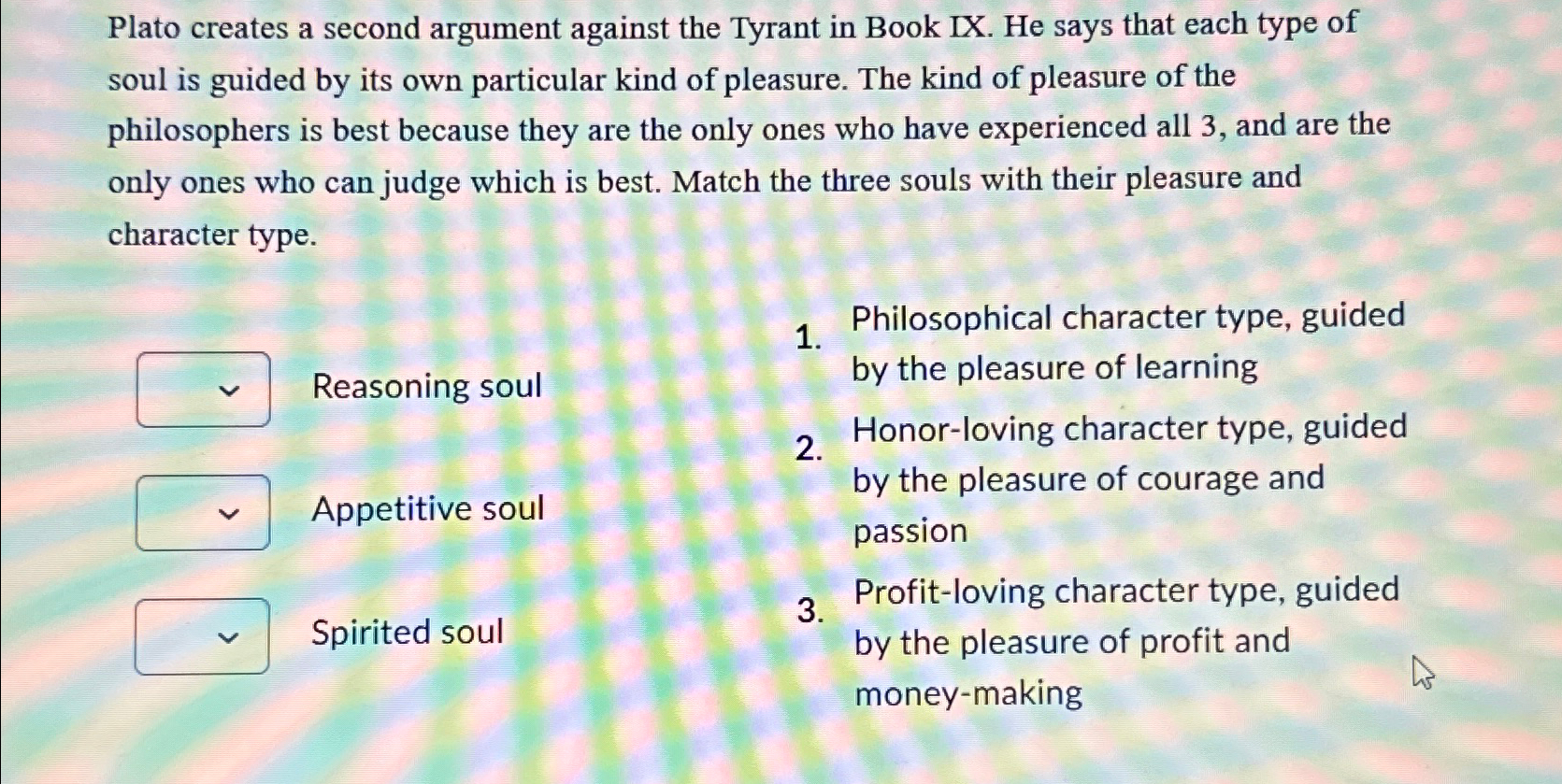 Solved Plato creates a second argument against the Tyrant in | Chegg.com