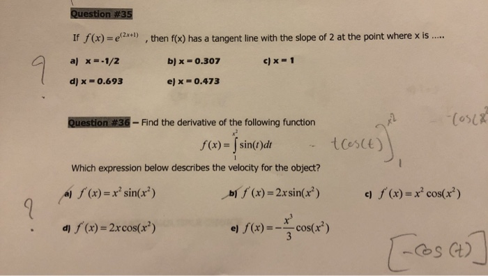 Solved Question #39 - Find the x-value(s) where the function | Chegg.com