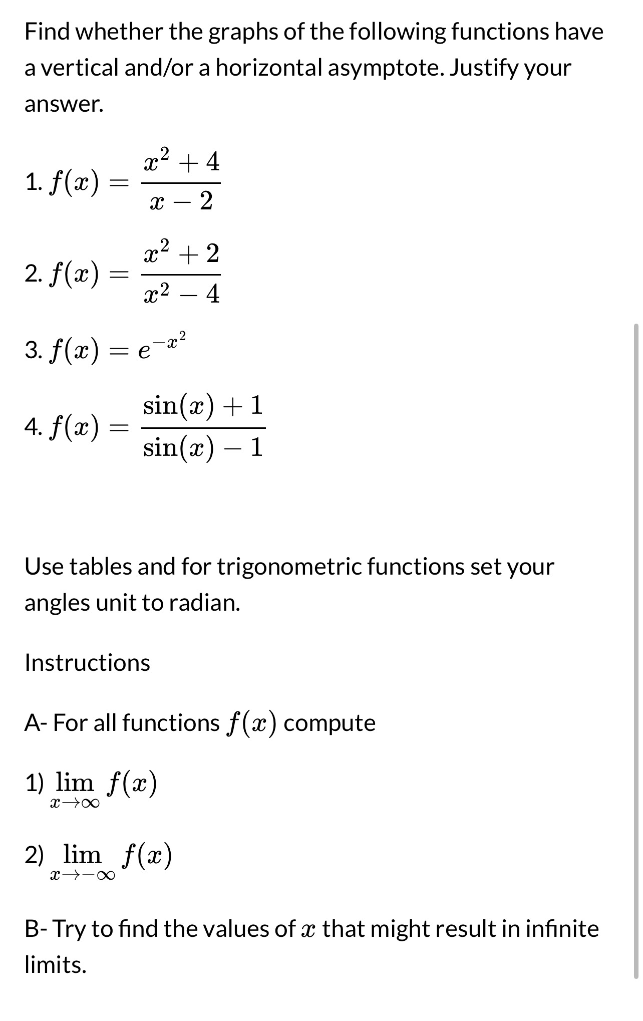 Solved Find whether the graphs of the following functions | Chegg.com