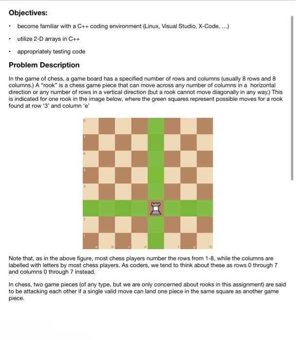 Solved Objectives: - become familiar with a C++ coding | Chegg.com