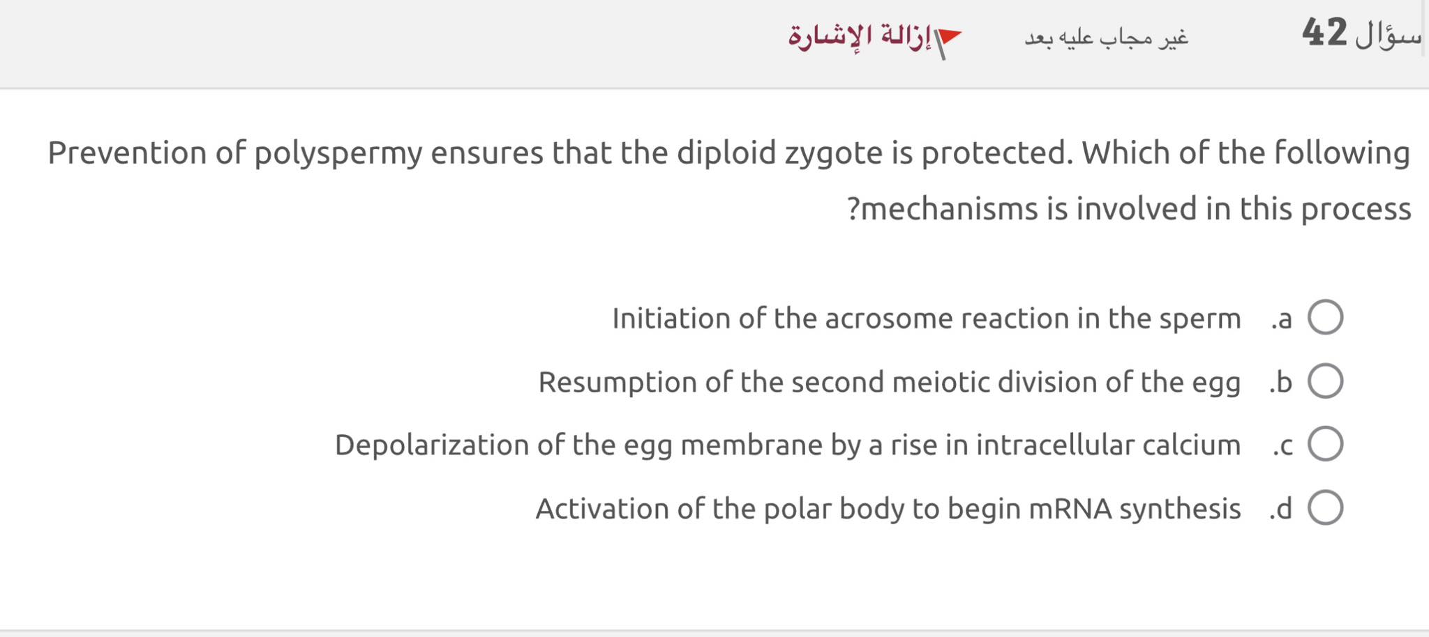 Solved Prevention of polyspermy ensures that the diploid | Chegg.com