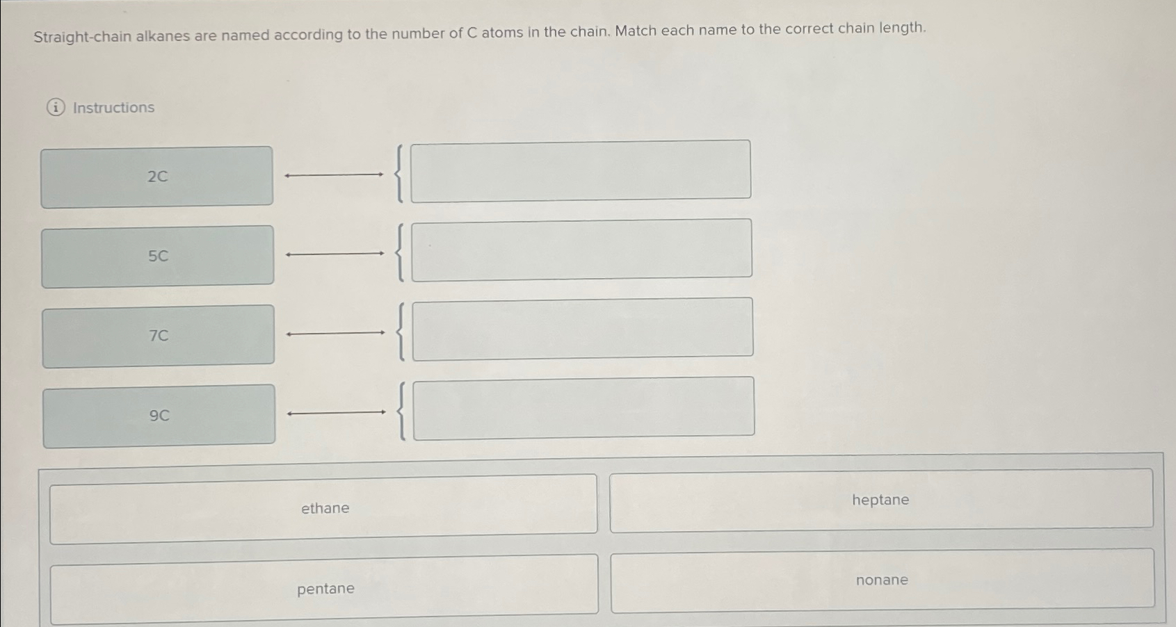 Solved Straight-chain alkanes are named according to the | Chegg.com