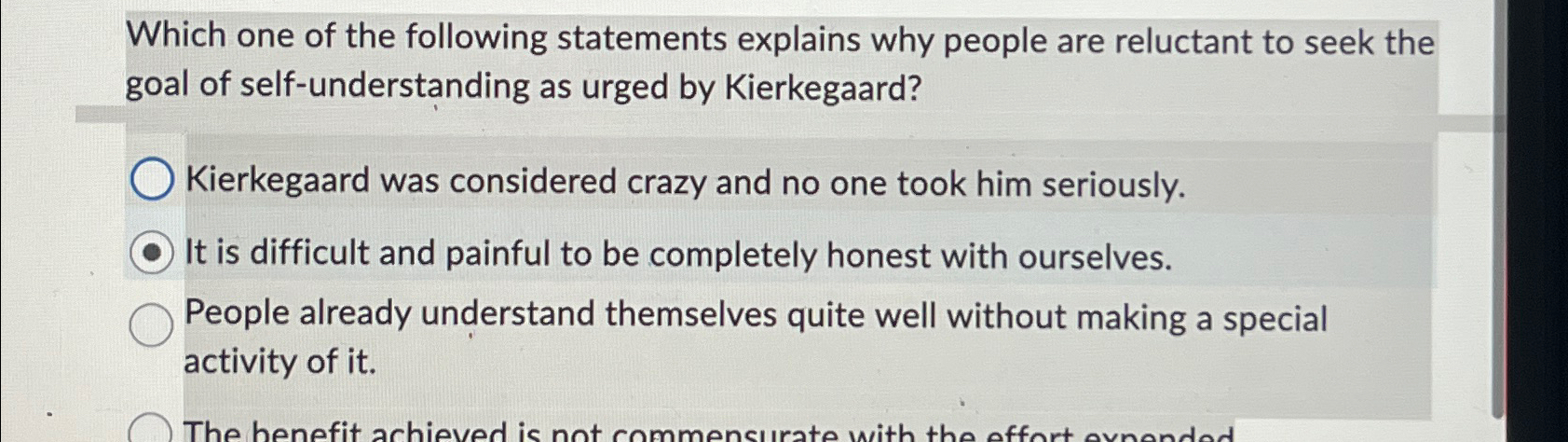 Solved Which one of the following statements explains why | Chegg.com