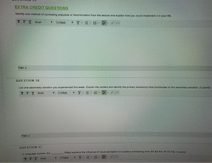 Solved EXTRA CREDIT QUESTIONS Identity one method of | Chegg.com