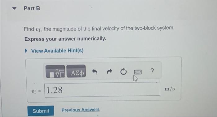 Solved Block 1 , of mass m1=4.30 kg, moves along a | Chegg.com