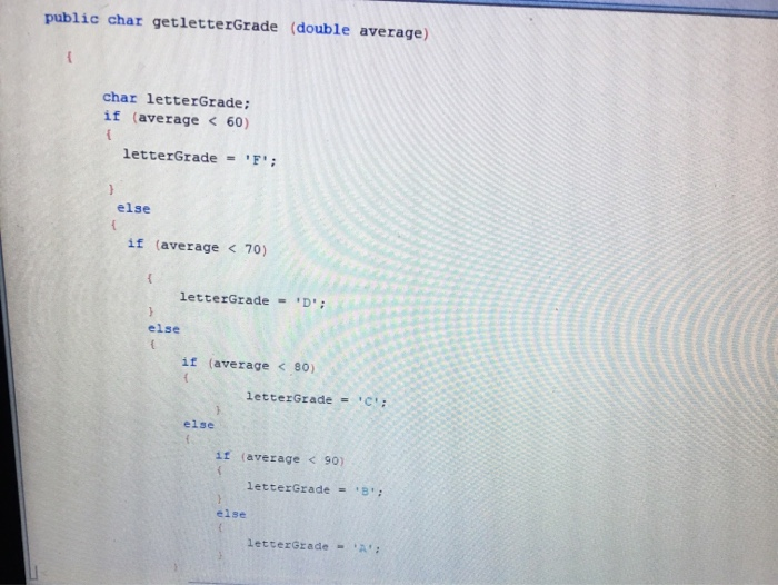 Solved GradeBork.java X public class GradeBook private | Chegg.com