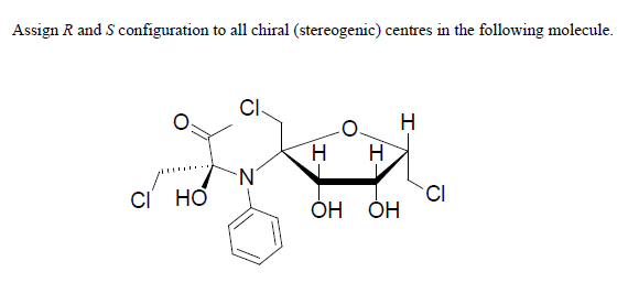Solved Assign R ﻿and S ﻿configuration to all chiral | Chegg.com