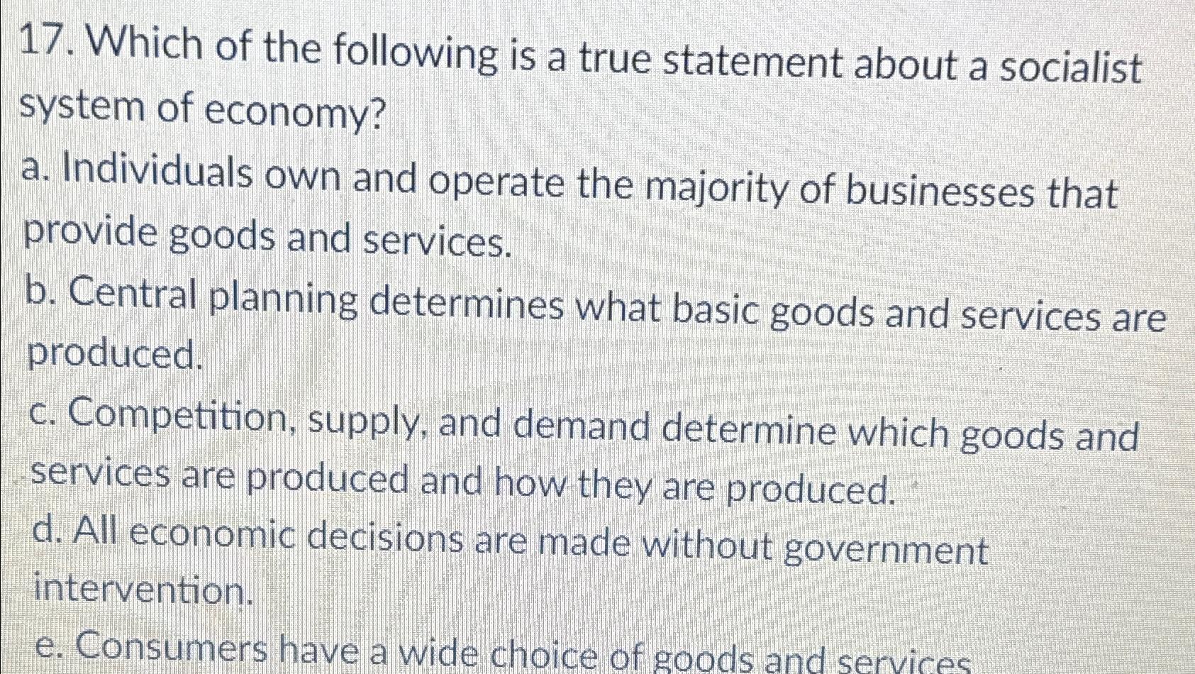 Solved Which of the following is a true statement about a | Chegg.com