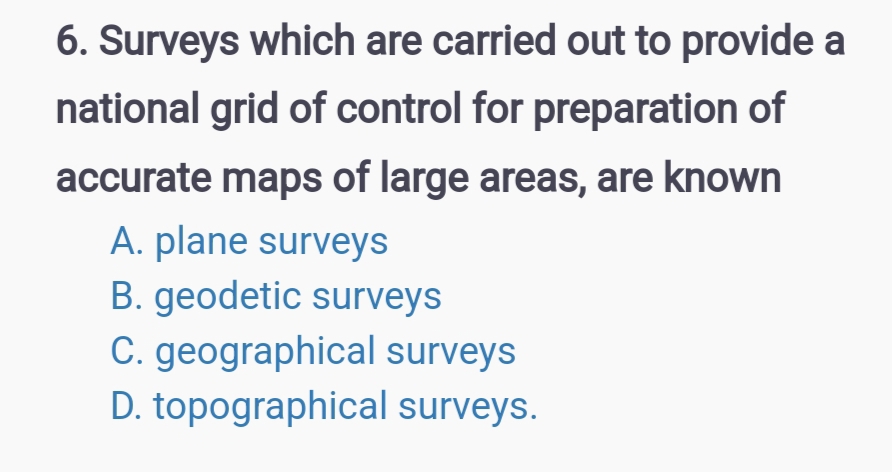 Solved Surveys which are carried out to provide a national | Chegg.com