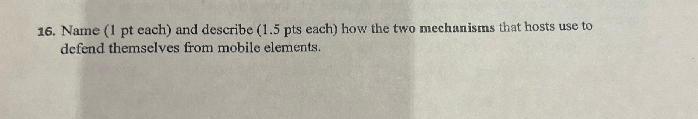 Solved Name and describe how the two mechanisms that hosts | Chegg.com