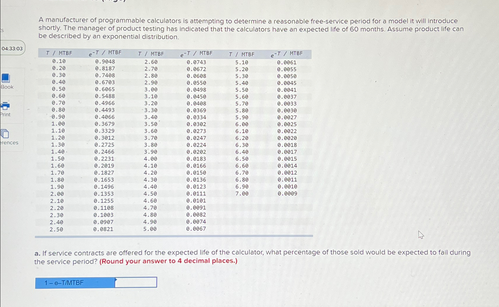 Solved A manufacturer of programmable calculators is | Chegg.com