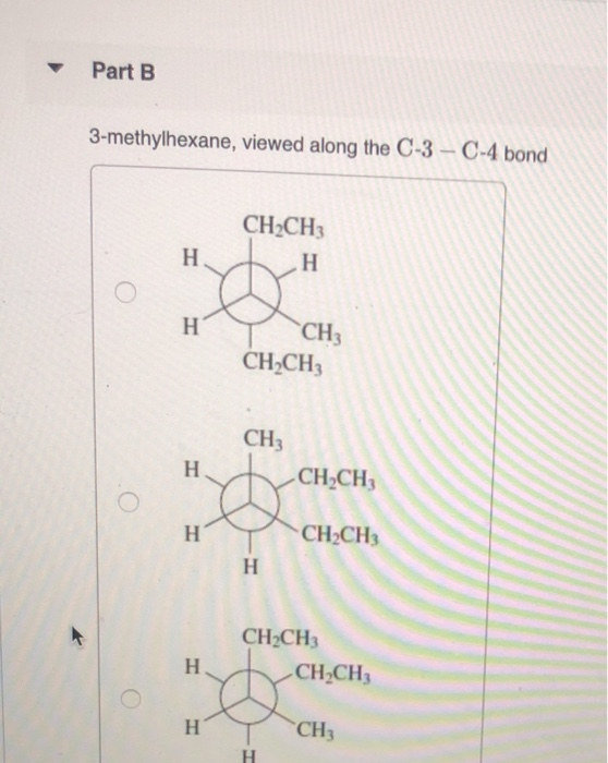 3 Methylhexane Newman Projection