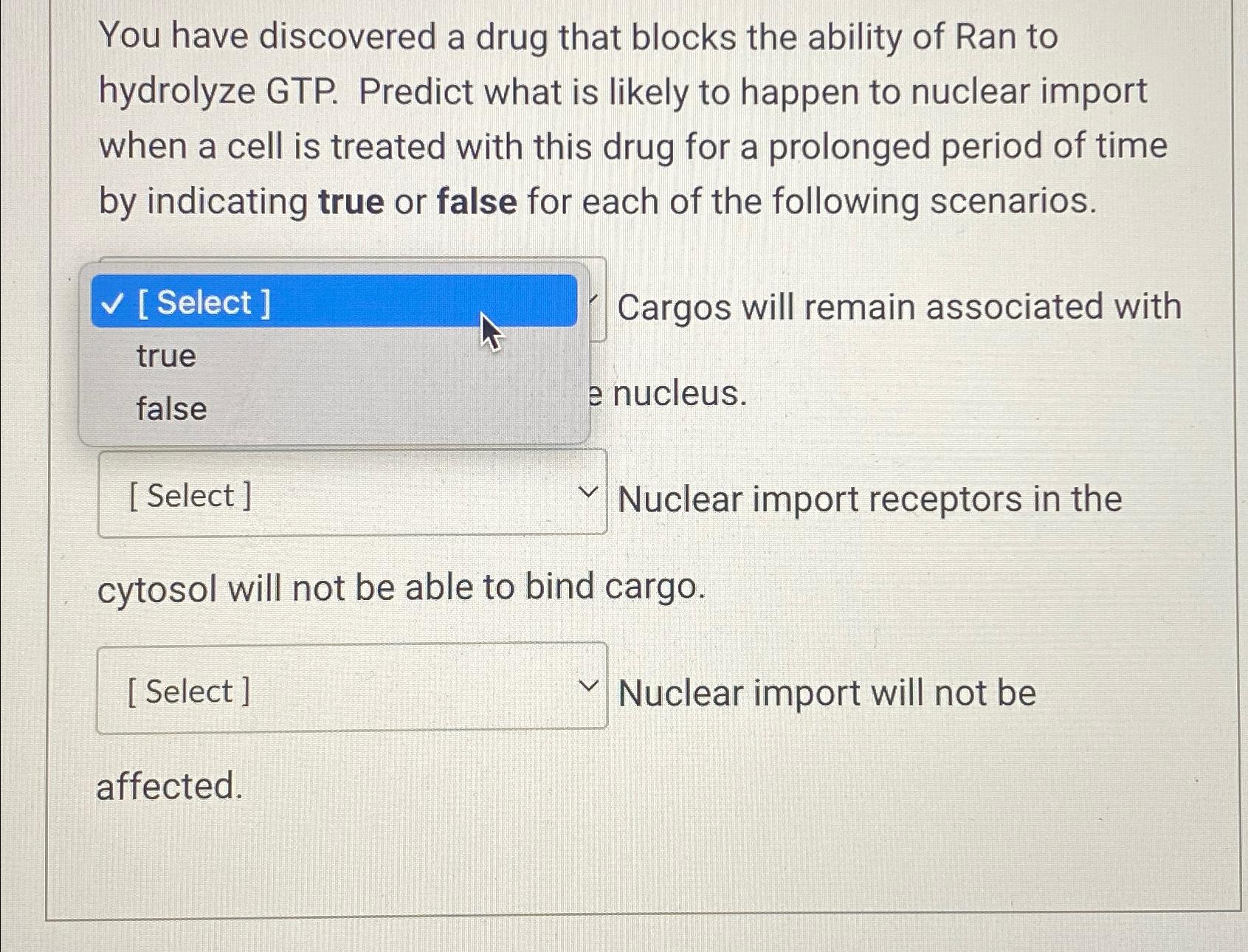 Solved You have discovered a drug that blocks the ability of | Chegg.com