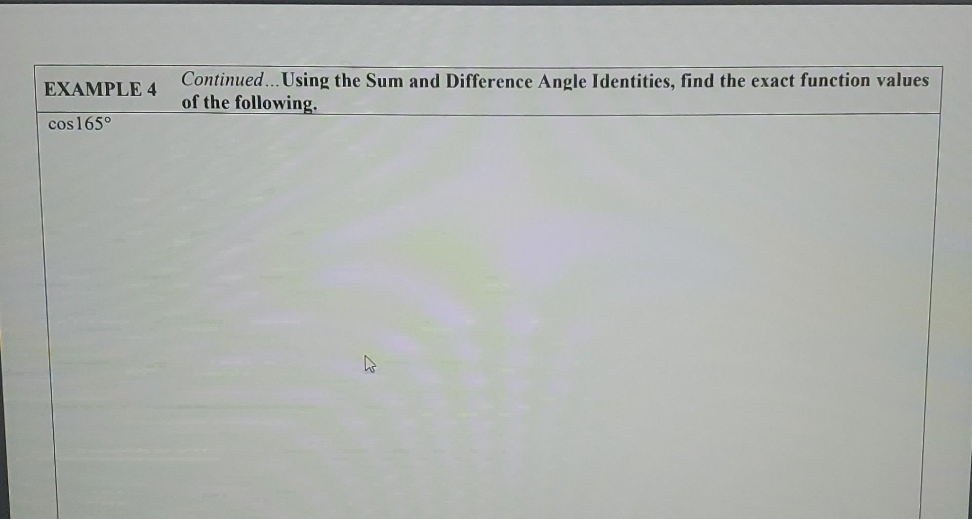 Solved \begin{tabular}{|ll|} \hline EXAMPLE 4 & | Chegg.com
