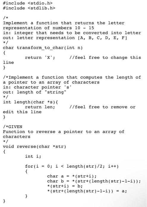 Solved this is all one code and its in C total of 4 | Chegg.com