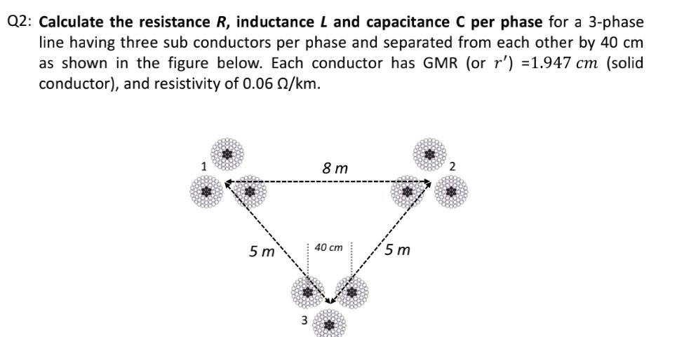 Solved Q2 Calculate The Resistance R Inductance L And
