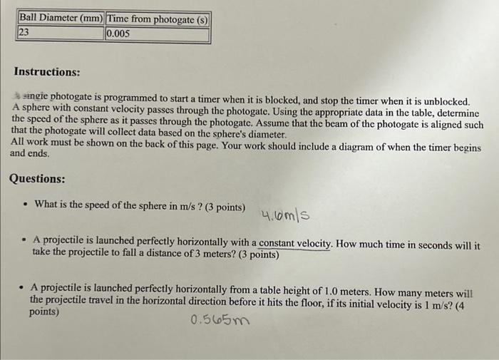 Solved Instructions: F singie photogate is programmed to | Chegg.com